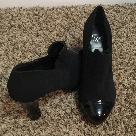 Impo | Shoes | Impo Black 4in Heeled Bootie Style Shoe Nwot | Poshmark